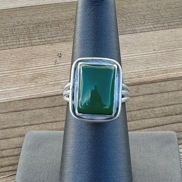 Jade Green Beth Dutton-like Ring | Yellowstone Spirit Southwestern Col ...