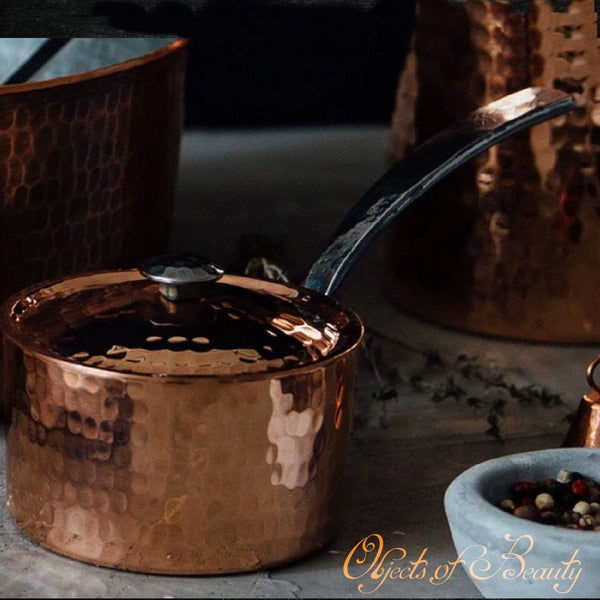 Petite French Copper Mini Pot with Lid | Sertodo Copper - Objects of Beauty